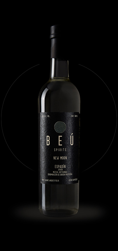 Beú New Moon Mezcal Artesanal Espadín Oaxaca 700ml 48% Vol, 56,00