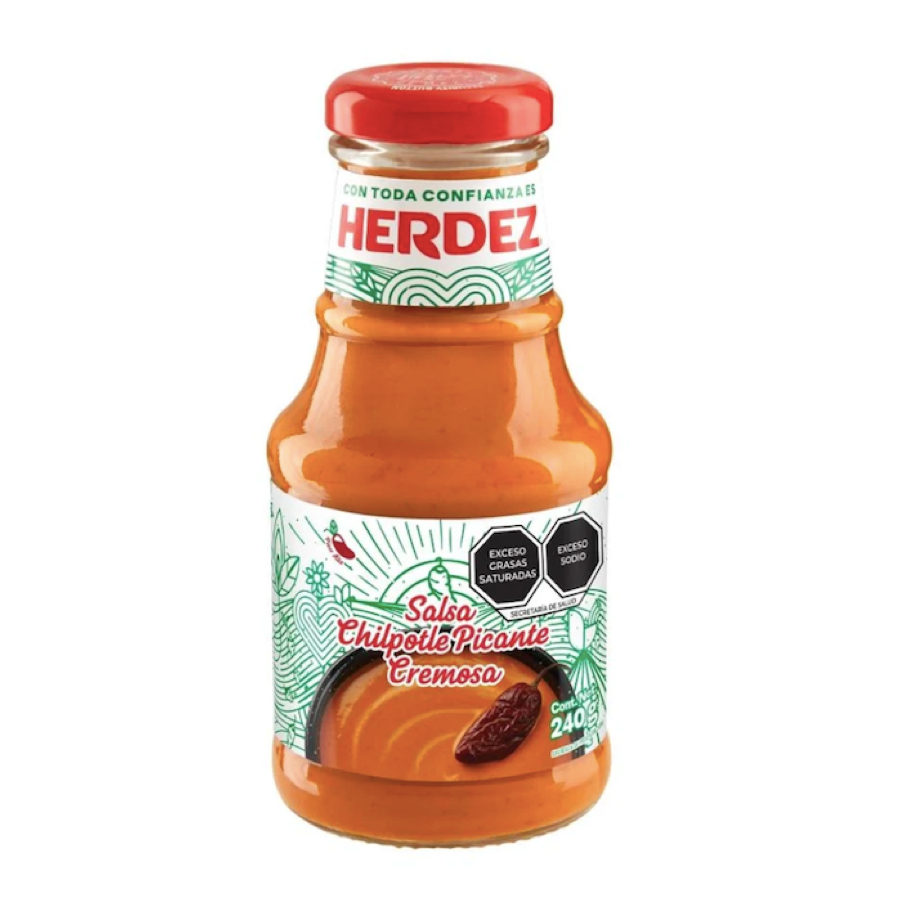Herdez Salsa Chipotle Cremosa envasado / Glas 240g, 3,70