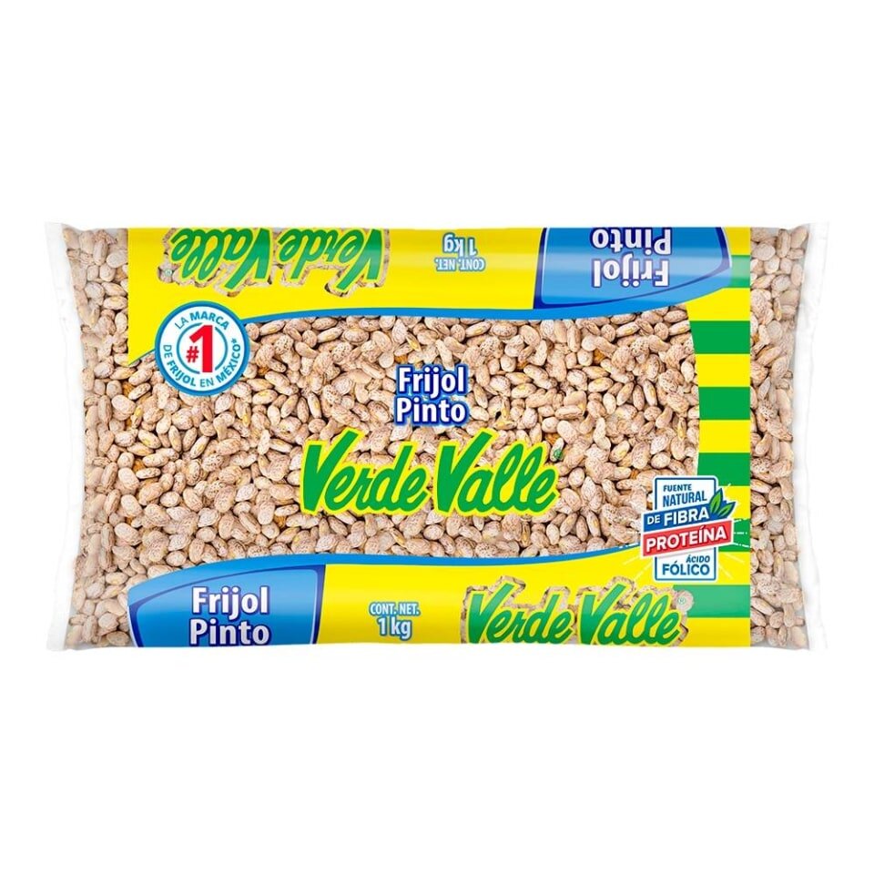 Valle Verde Frijol Pinto seco /getrocknete Pinto Bohnen 1000g, 10,00