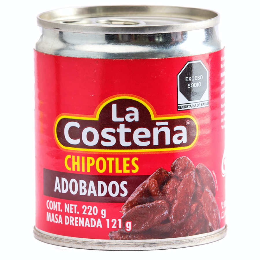La Costeña Chili Chipotles en Adobo 220g, 4,10